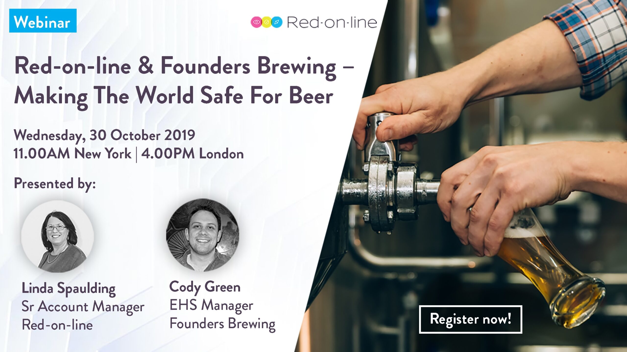 Webinar: Red-on-line & Founders Brewing - Making the world safe for ...