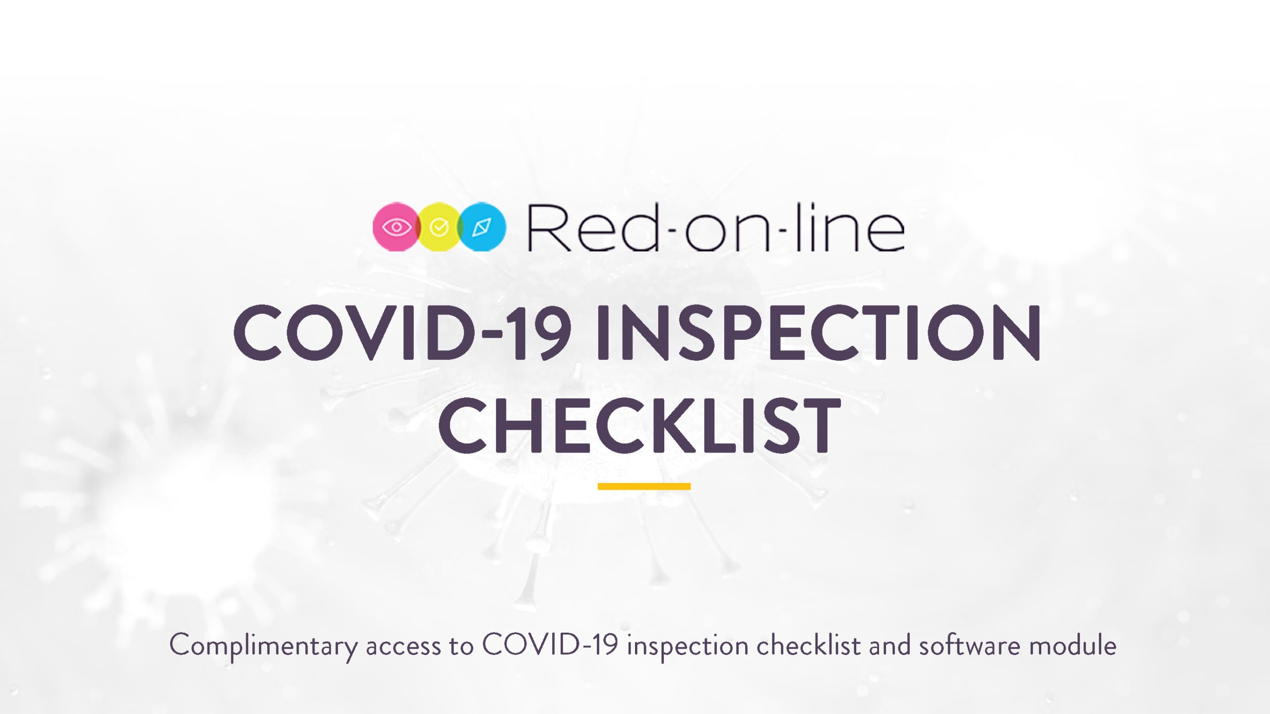 Complimentary COVID-19 Inspection checklist - Red On line (COM)